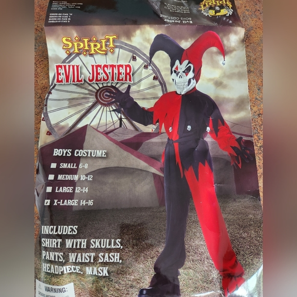 Spirit | Costumes | Spirit Halloween Evil Jester Costume | Poshmark